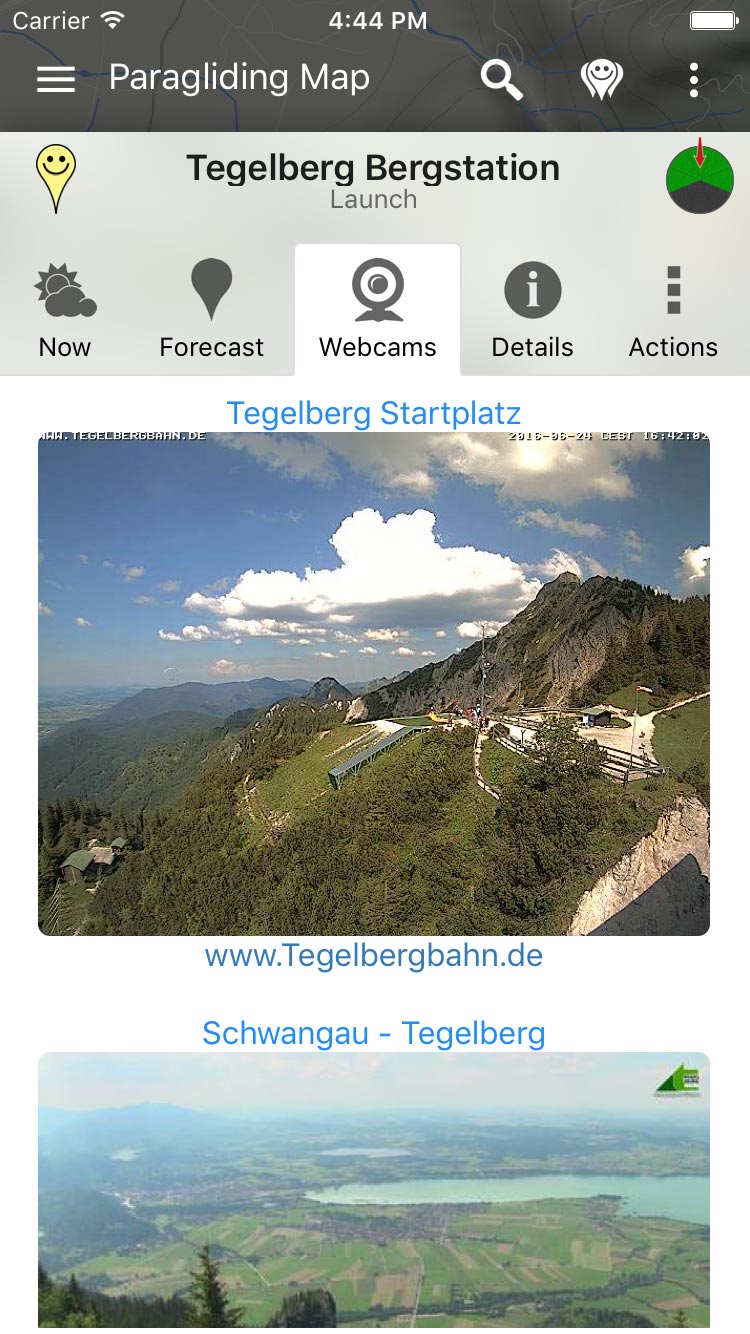 ⭐️ Paragliding Map - Live Weather Map