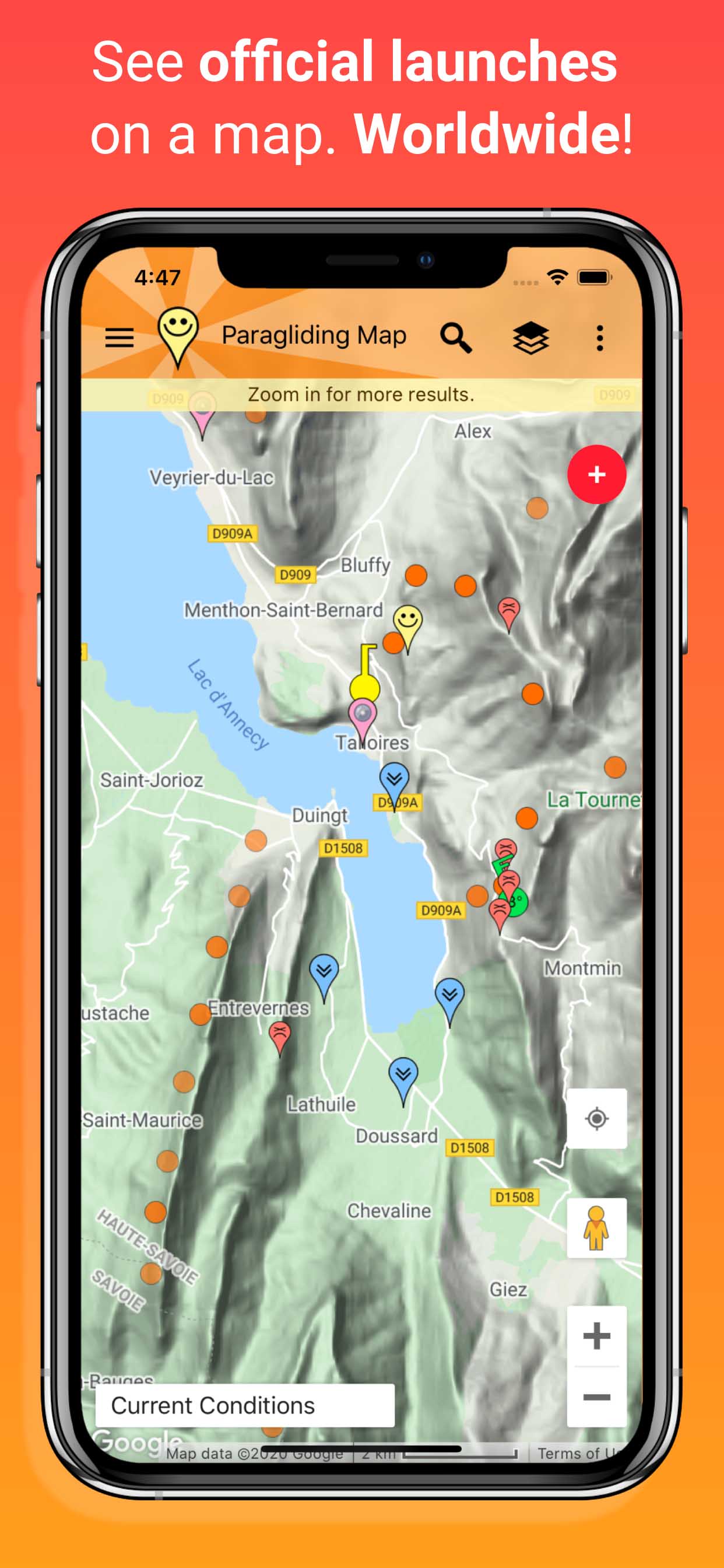 ⭐️ PARAGLIDING MAP